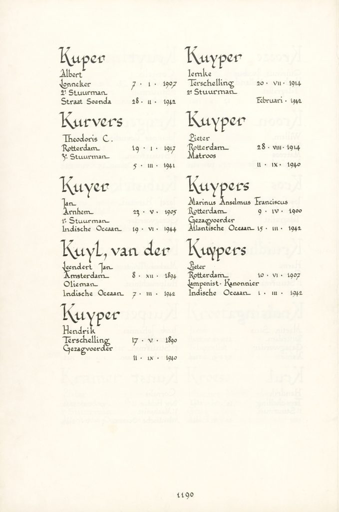 De ondergang van de Poelau Bras – Van der Kuijl